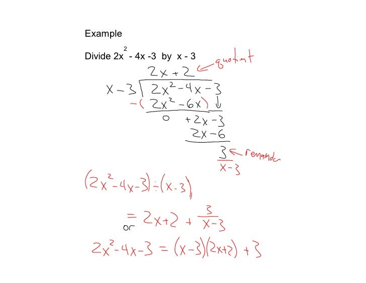 Jan. 7 Poly Long Division Review