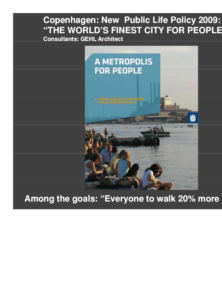 Jan Gehl - Cities for people