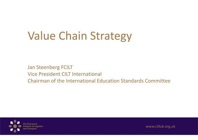 Value chain strategy 180315 | PPT