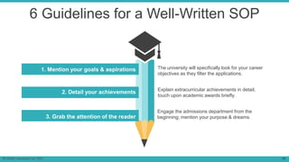 How to Write the Perfect SOP for UK Universities | PPTX
