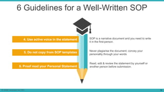 How to Write the Perfect SOP for UK Universities | PPTX