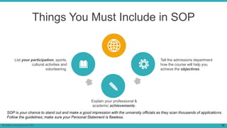 How to Write the Perfect SOP for UK Universities | PPTX
