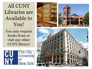 Brooklyn College Library in a Nutshell | PPT