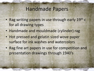 Understanding and Caring for Architectural Drawings | PPTX