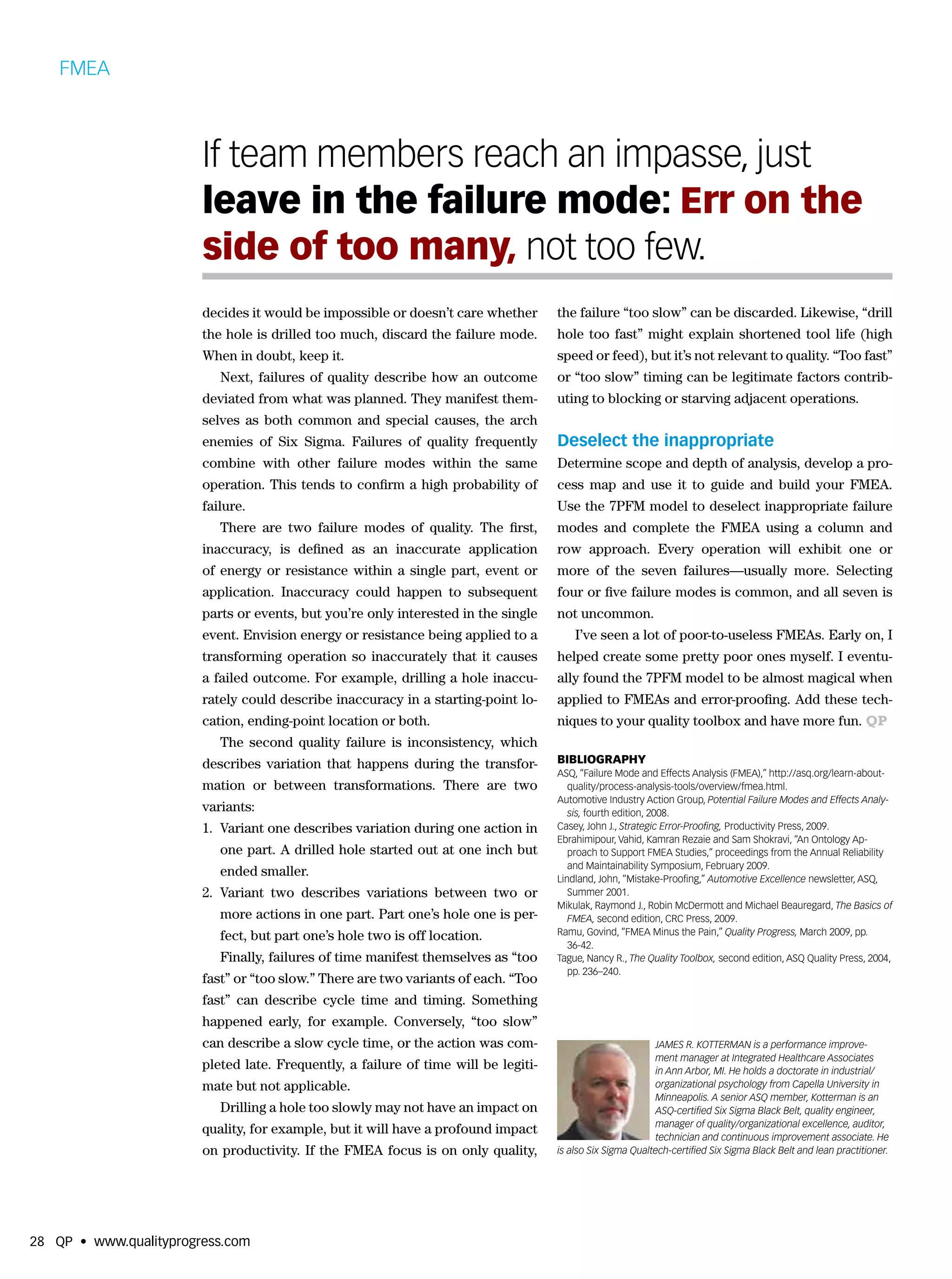 quality progress jan 2016 | PDF