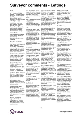 January 2015 RICS UK Residential Market Survey | PDF