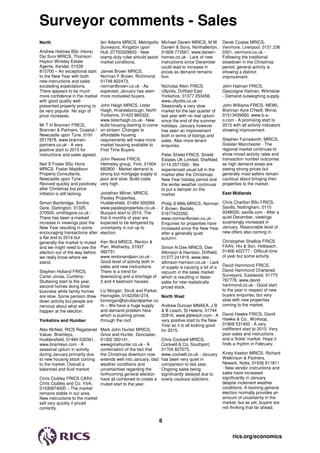 January 2015 RICS UK Residential Market Survey | PDF