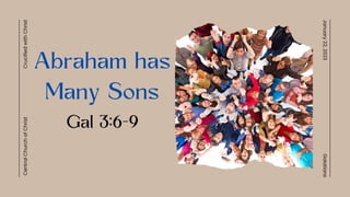 Abraham Has Many Sons | PPTX