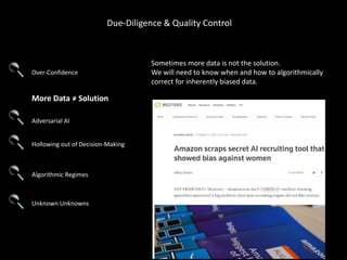 Due Diligence Considerations for Scientists, Commanders, and Politicians As They Explore AI ...