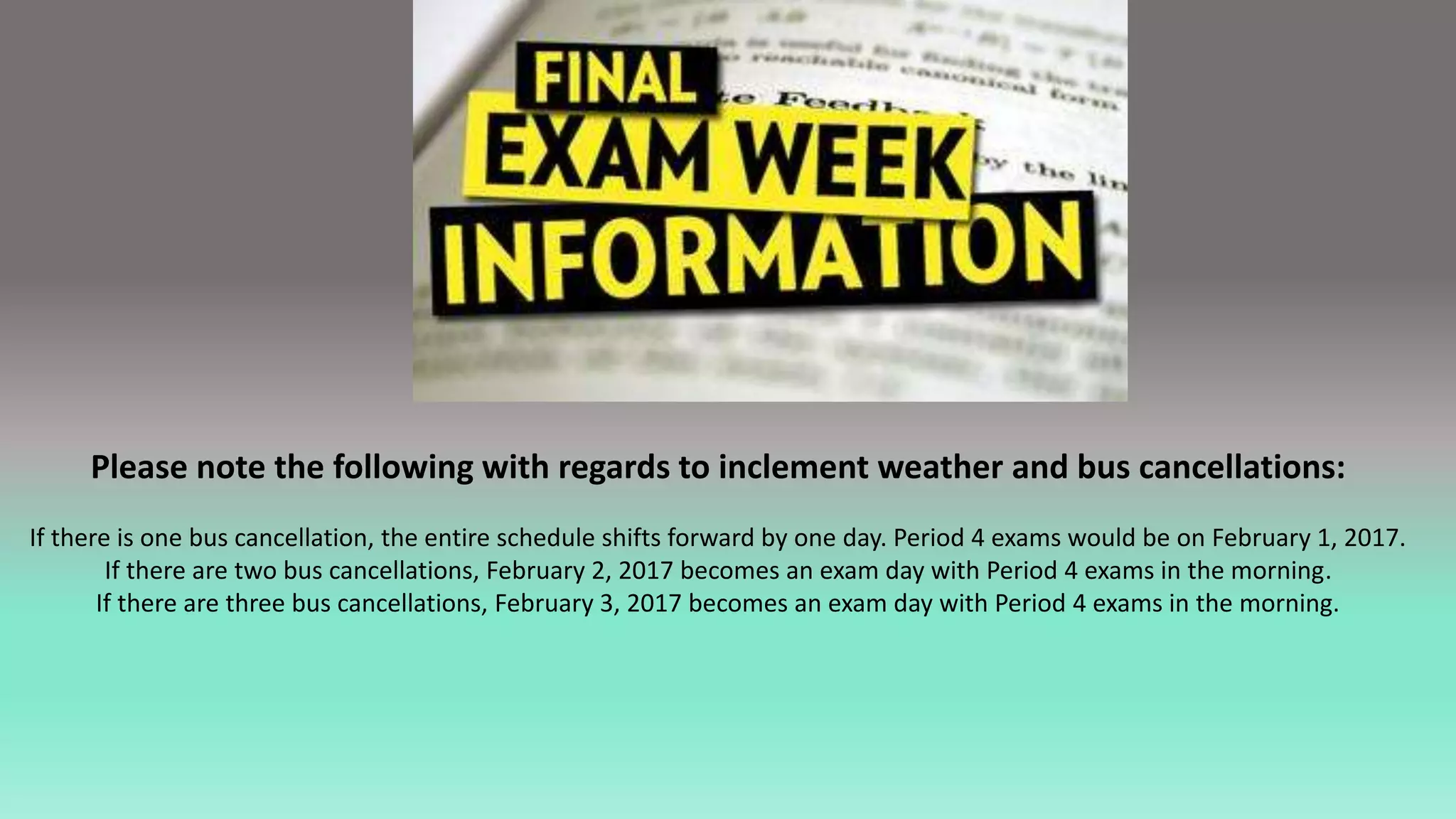 Announcements- Monday January 30, 2017 | PPTX | Education