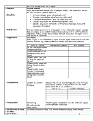 Daily Lesson Plan in English 9 | DOCX