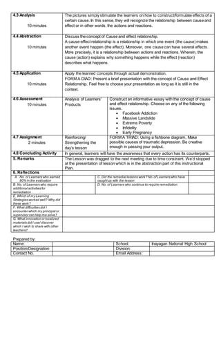 Grade 8 Lesson Plan in English | DOCX