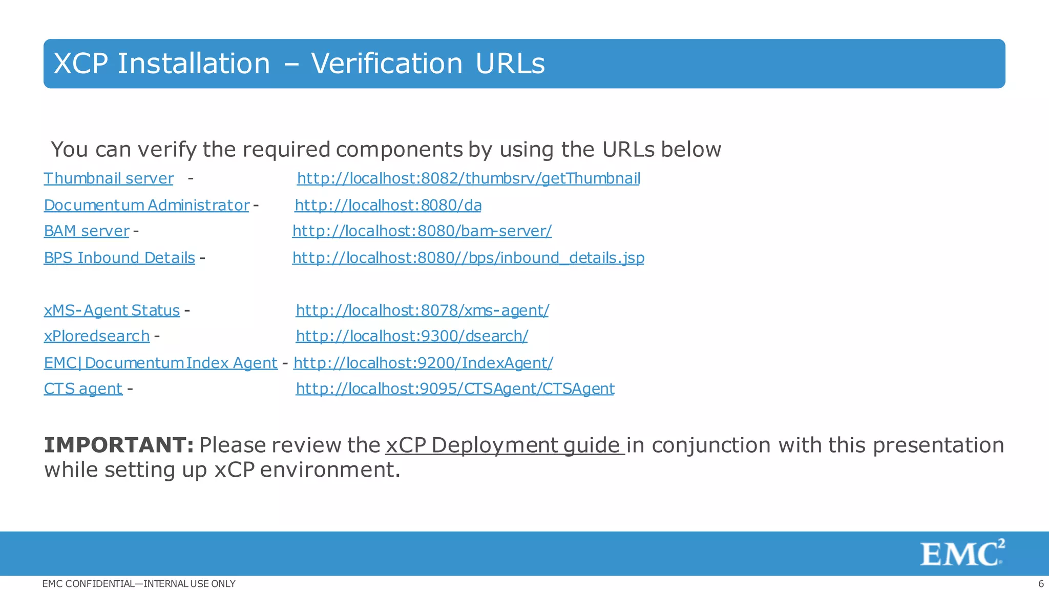 EMC Documentum - xCP 2.x Installation and Deployment | PDF