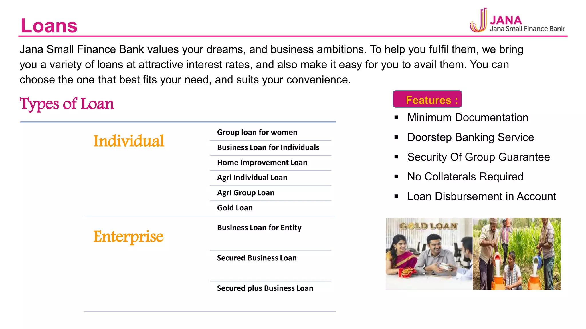 JANA SMALL FINANCE BANK | PPTX