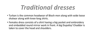 baloch culture..... | PPTX