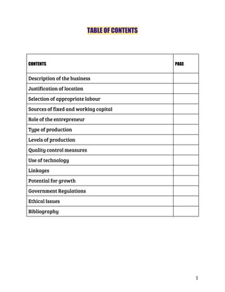 POB SBA/Janade fletcher business idea | PDF