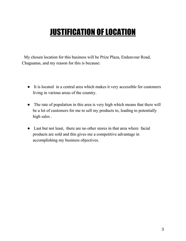 POB SBA/Janade fletcher business idea | PDF