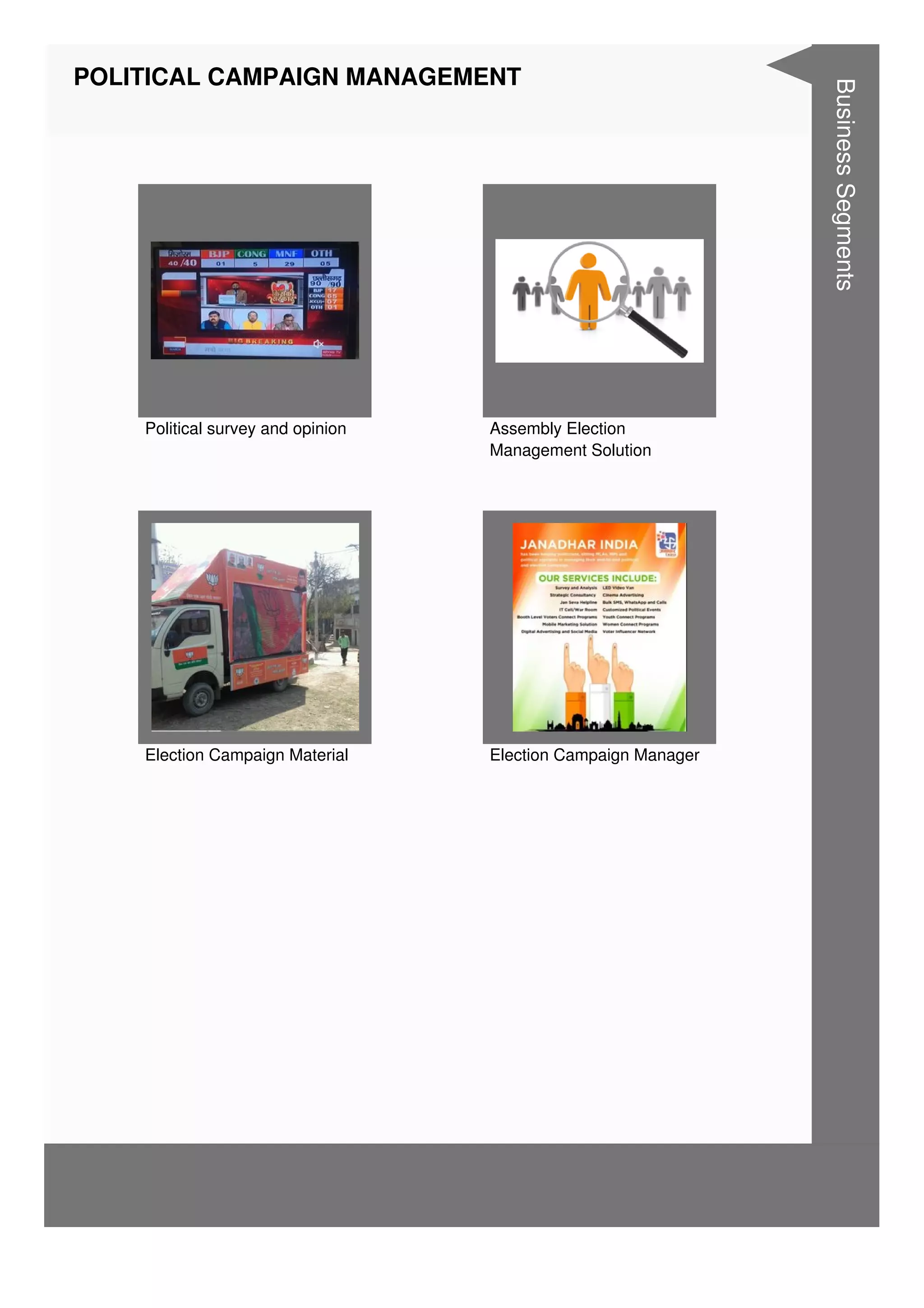 Janadhar India - Best Political Campaign Solution Provider | PDF