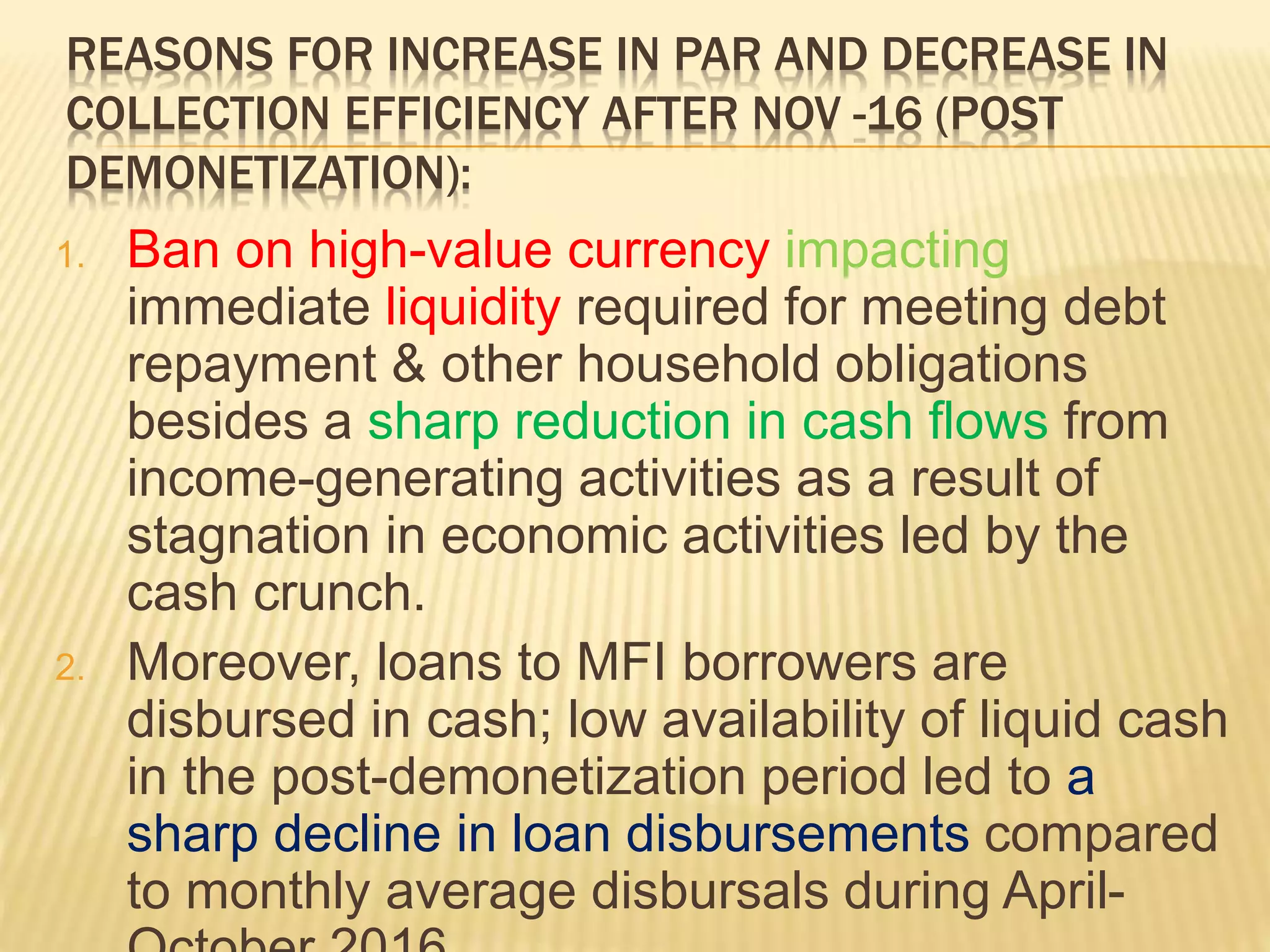 Janalakshmi mfi performance indicators | PPTX