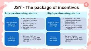 janani suraksha yojana for pregnant females in India .pptx