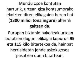 Janaria botatzea | PPTX