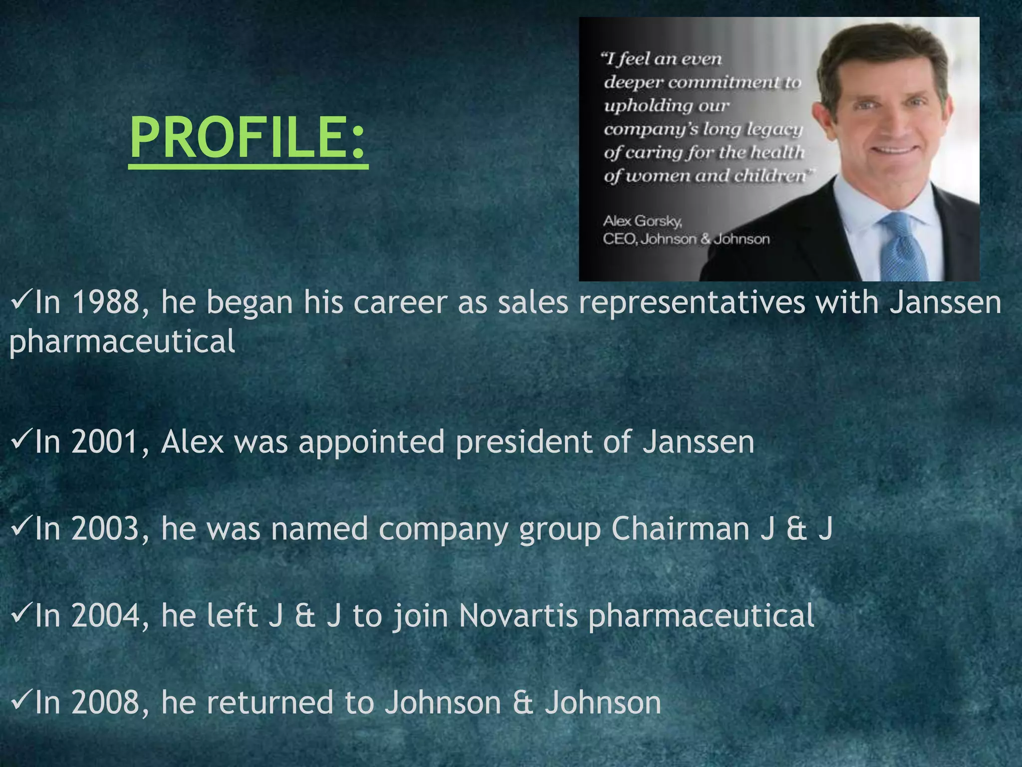 Johnson and johnson case study | PPTX