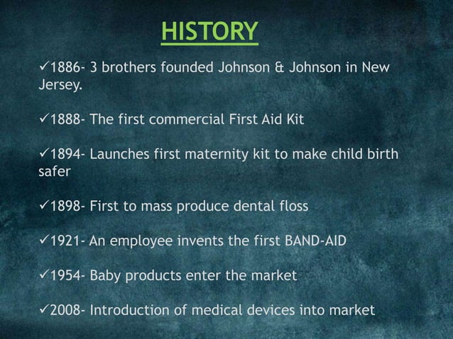 Johnson and johnson case study | PPTX | Healthcare Industry | Industries