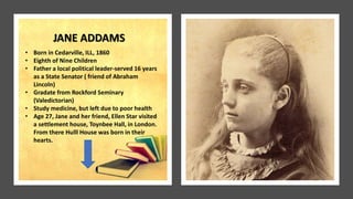 Jane Addams Multicultural Education | PPT