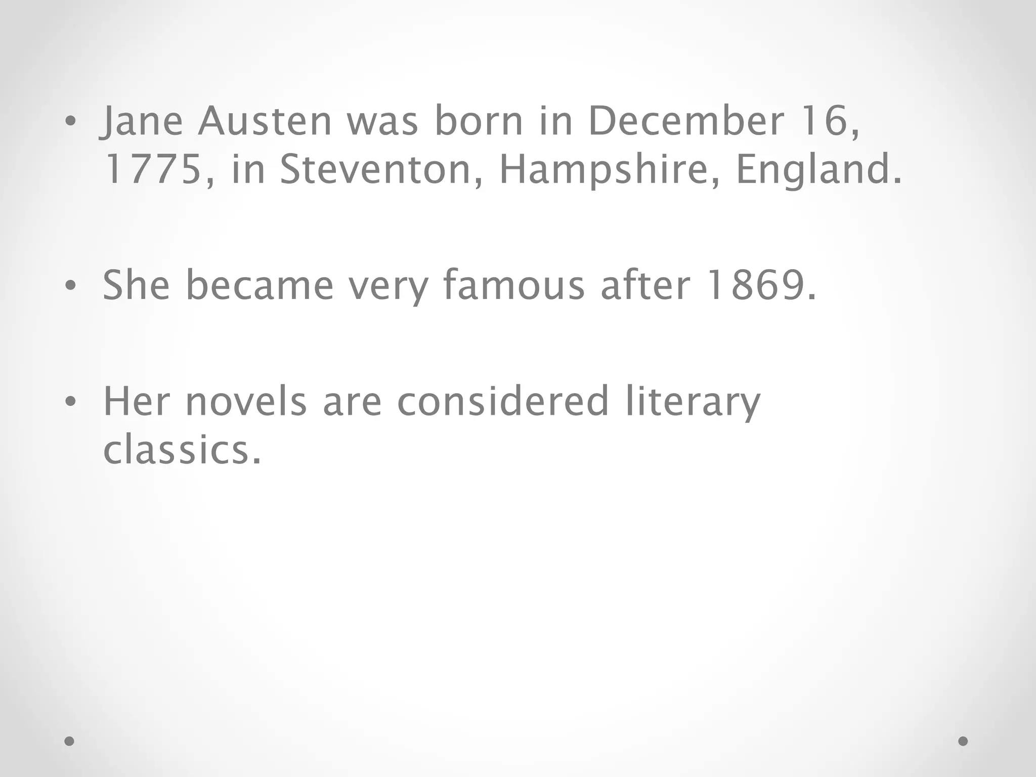 Jane Austen | PPTX