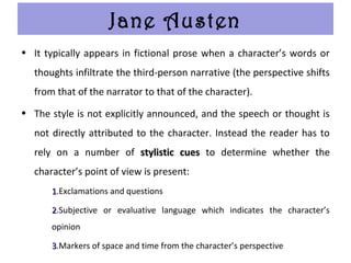 Jane Austen - Biography + Style + Novels | PPT