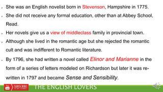 Biography Jane austen | PPTX