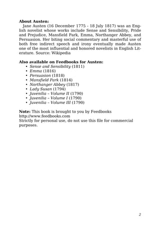 Jane austen -pride and prejudice | PDF