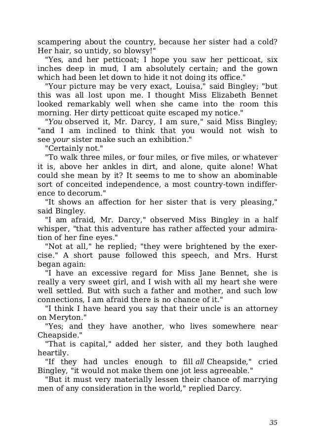 Jane austen -pride and prejudice