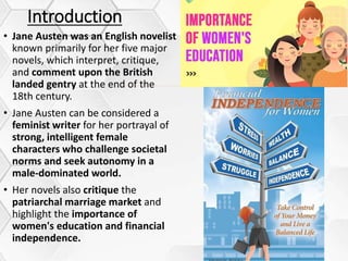 Jane Austen and the Feminist Tradition of Writing | PPT