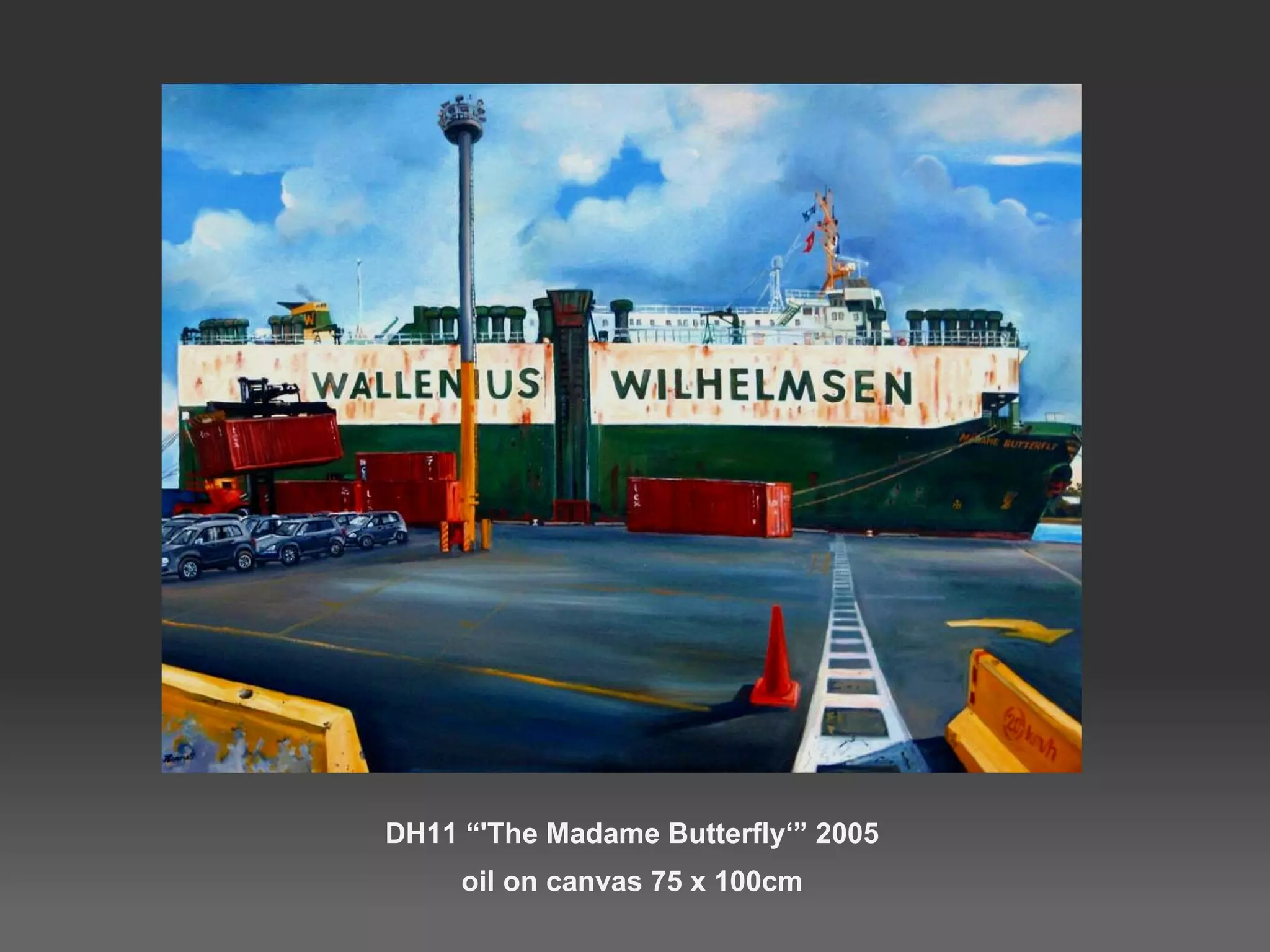 Art by Jane Bennett -Paintings from The Hungry Mile & Barangaroo | PPT