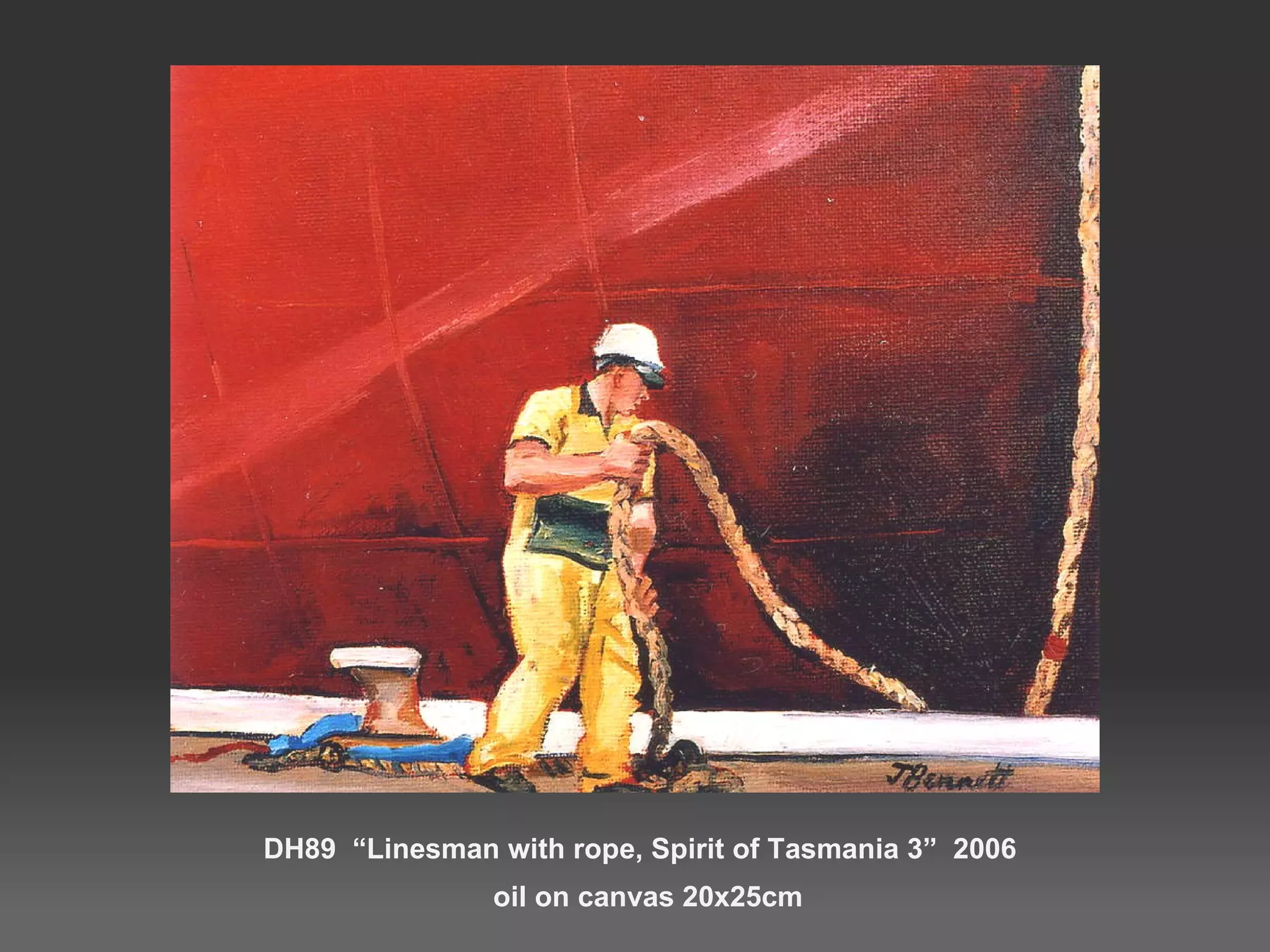 Art by Jane Bennett -Paintings from The Hungry Mile & Barangaroo | PPT
