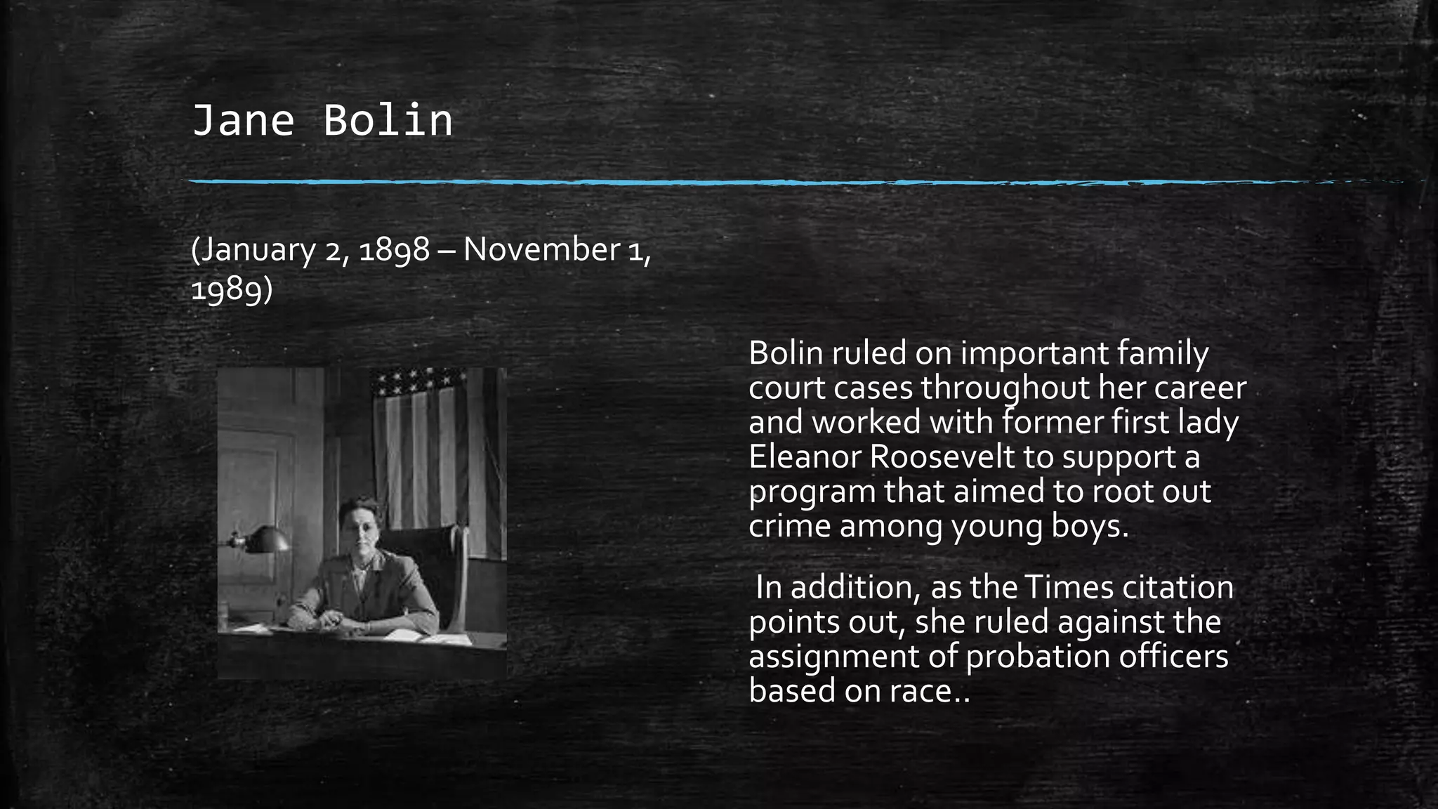 Kensi Gounden - Jane Bolin | PPT