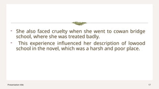 Jane Eyre.This presentation is about Jane Eyre | PPT