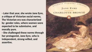 Jane Eyre.This presentation is about Jane Eyre | PPT