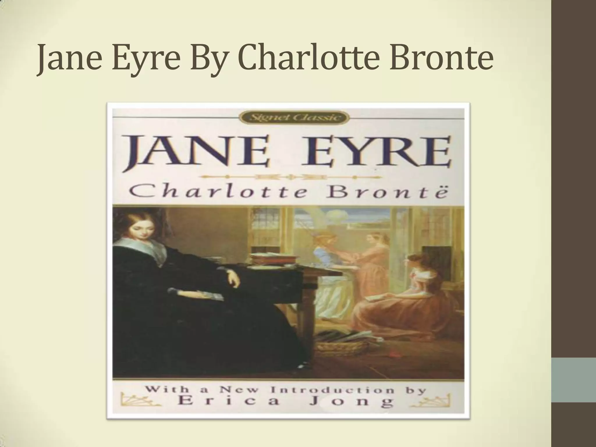 Jane eyre by charlotte bronte | PPTX