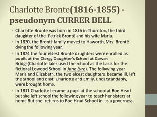 Jane eyre by charlotte bronte | PPTX