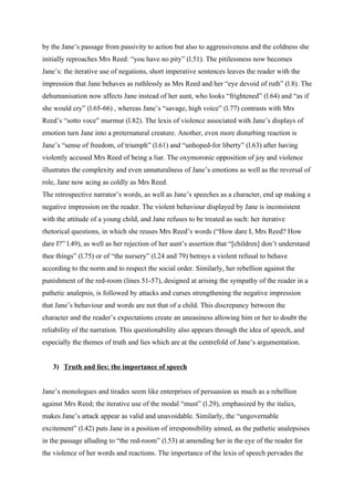 Jane Eyre Commentaire Ej | DOC