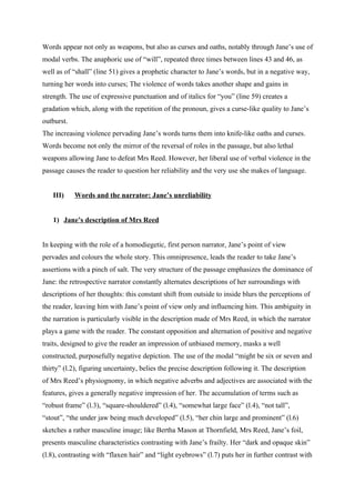 Jane Eyre Commentaire Ej | DOC