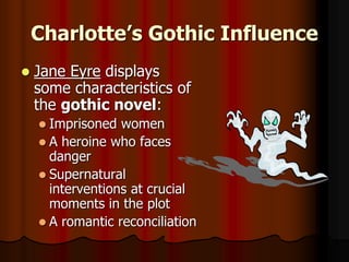 Jane Eyre life and facts about the writer | PPT