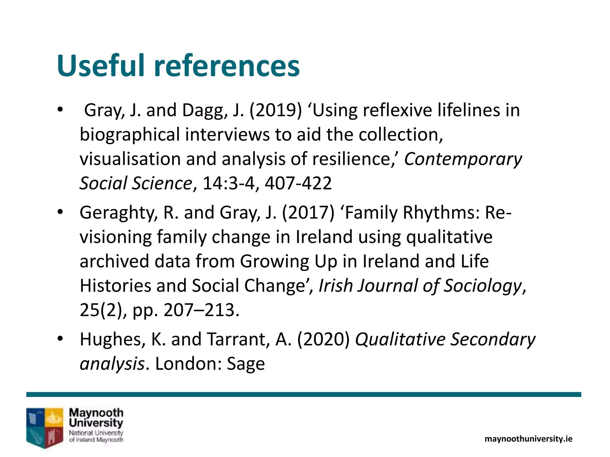 Life Histories and Biographies | PPTX