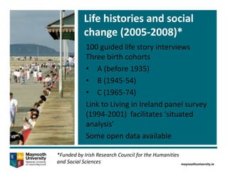 Life Histories and Biographies | PPTX