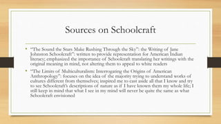 Jane Johnston Schoolcraft | PPTX