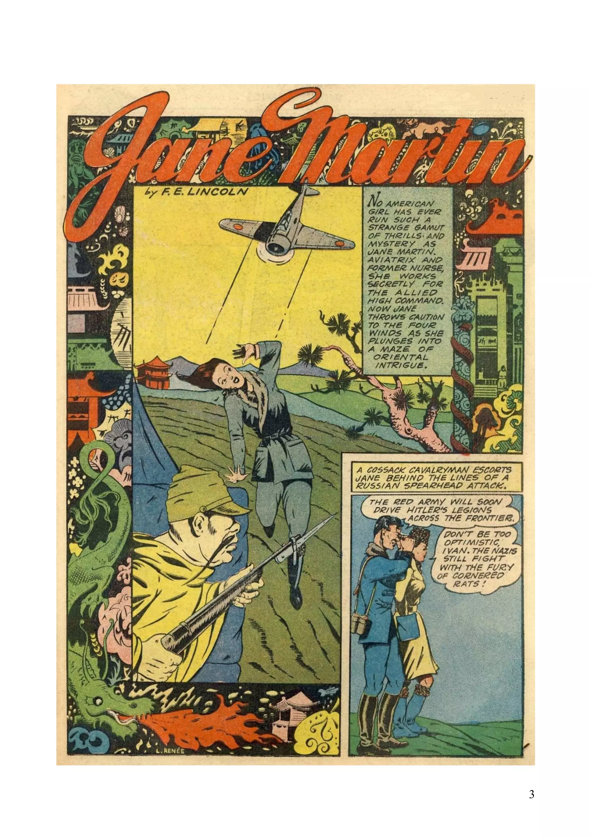 JANE MARTIN (1933-1944) Lily Renée [Women Comic - Mujeres Cómic] | PDF