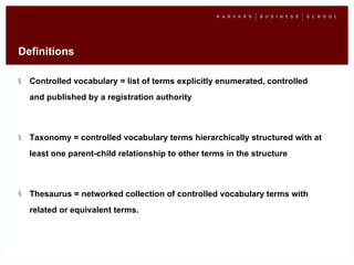 In other words...: Using multiple taxonimies | PPS