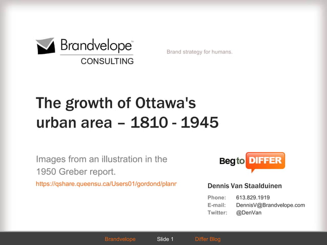 Jane's walk 2012 evolution of ottawa | PPT